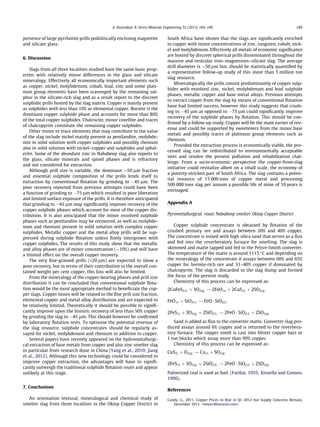 Study of Historical o'Okiep Copper Slag | PDF