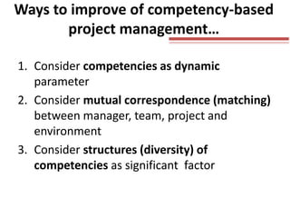 An initial framework of competency-based knowledge management | PPSX