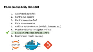Start with version control and experiments management in machine ...