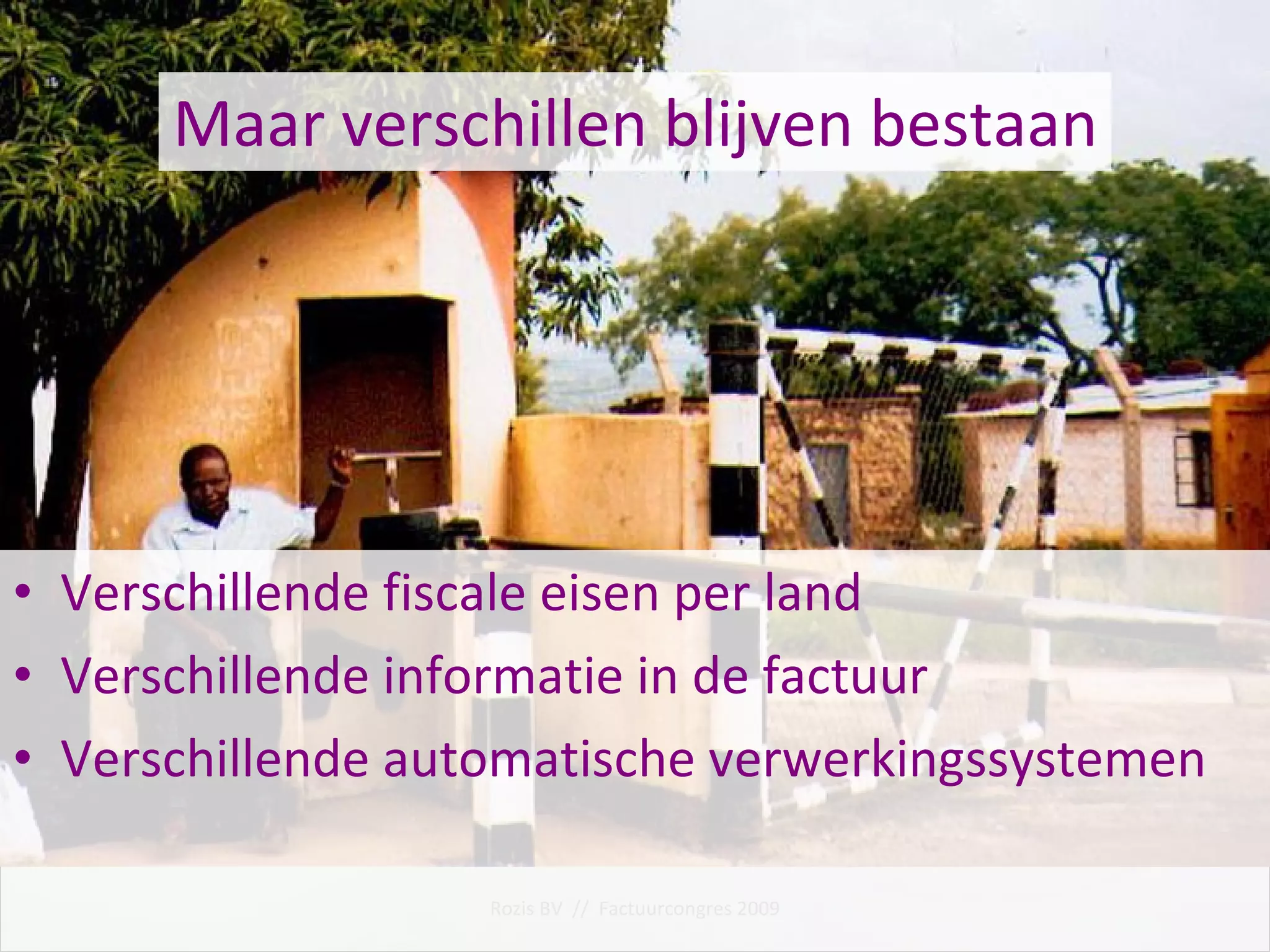 Rozis Presentatie Factuurcongres 2009 | PPT