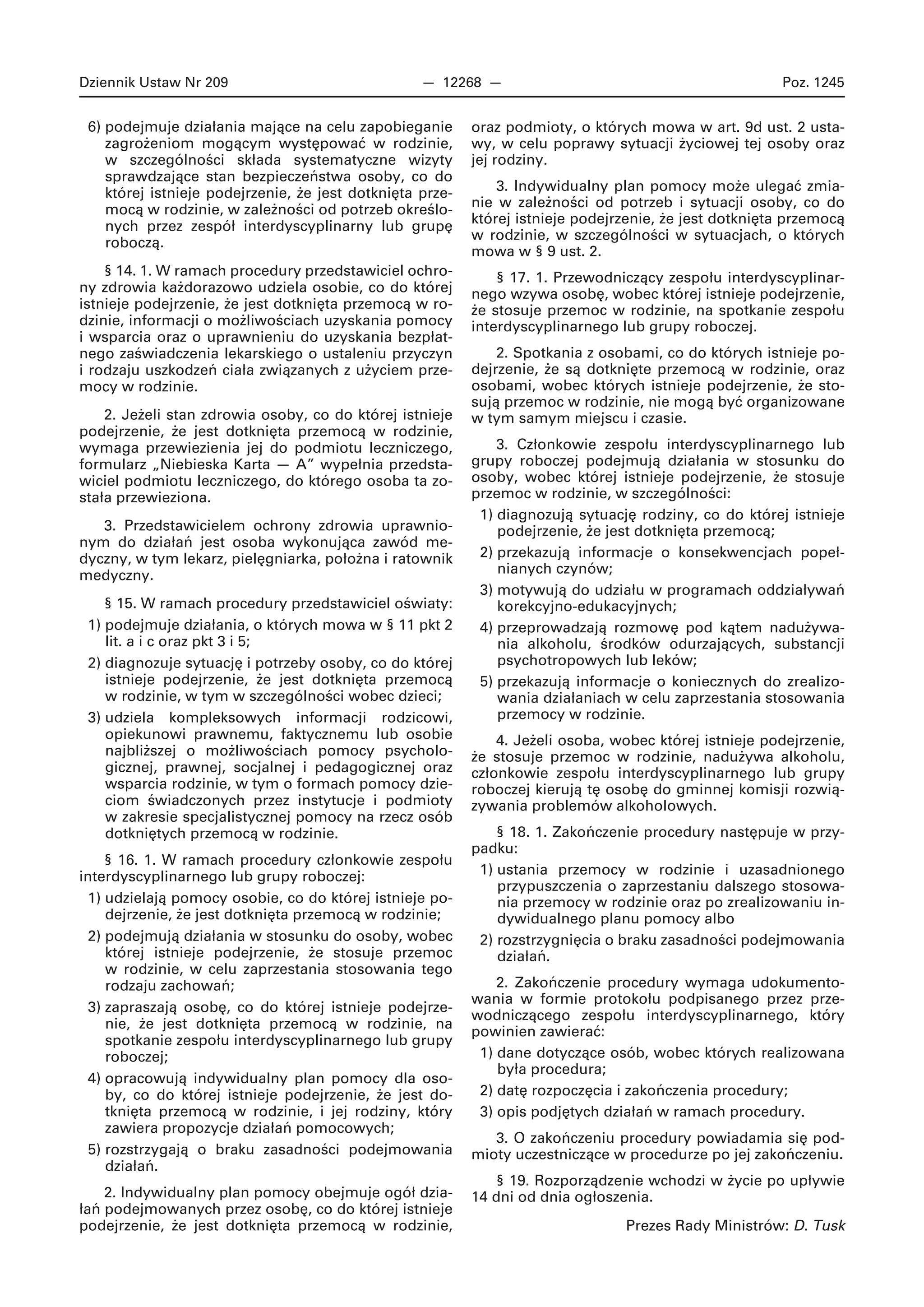 Rozporządzenie niebieska karta wzory kart | PDF