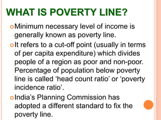 Poverty in India | PPTX