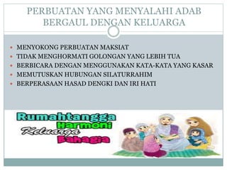ADAB BERGAUL DENGAN KELUARGA | PPTX