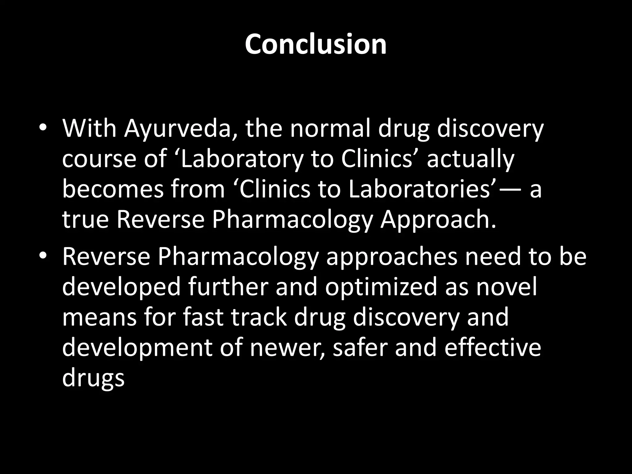 Reverse Pharmacology | PPTX