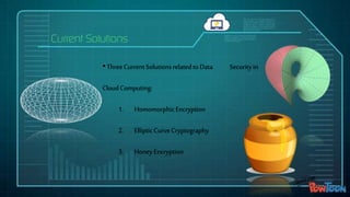 Security on Cloud Computing using Honey Encryption | PPT