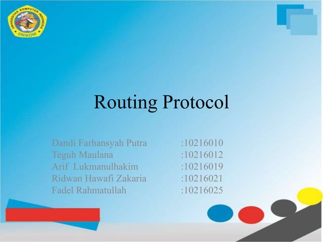 Routing Protocol | PPT
