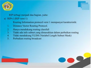 Routing Protocol | PPTX