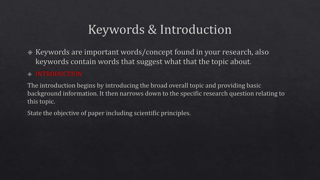 Research Paper | PPTX