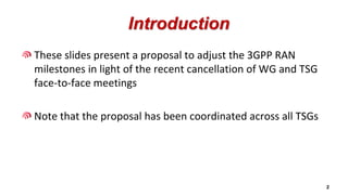 Updated 3GPP Release 16 & 17 timeline | PPT