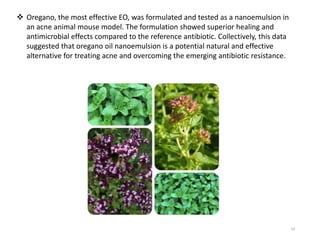Origanum vulgare, Nanoemulsion | PPTX
