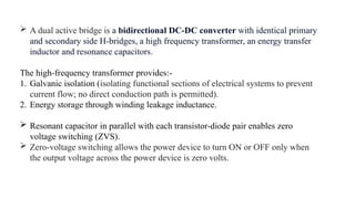 Dual Active Bridge Converter a Bidirectional Isolated DC DC Converter ...