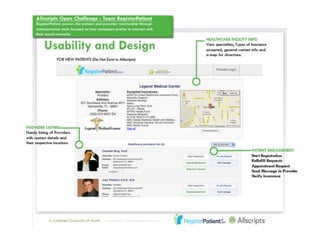Rp allscripts-challenge | PPT