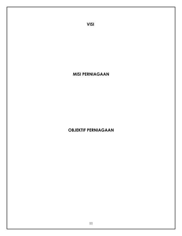 Format Rancangan Perniagaan (RP) | DOC