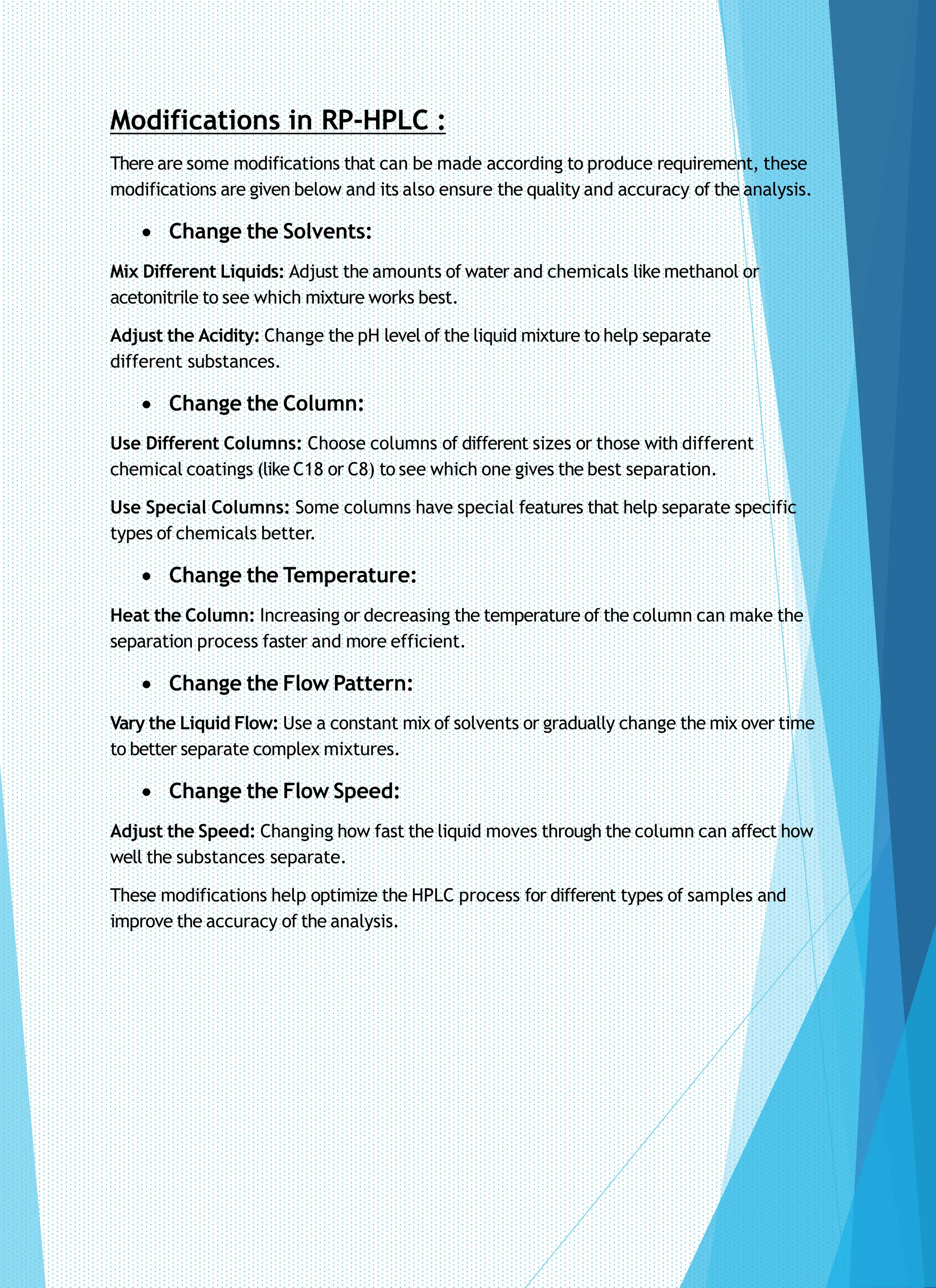 Reverse Phase High-Performance Liquid Chromatography | PDF | Chemistry ...
