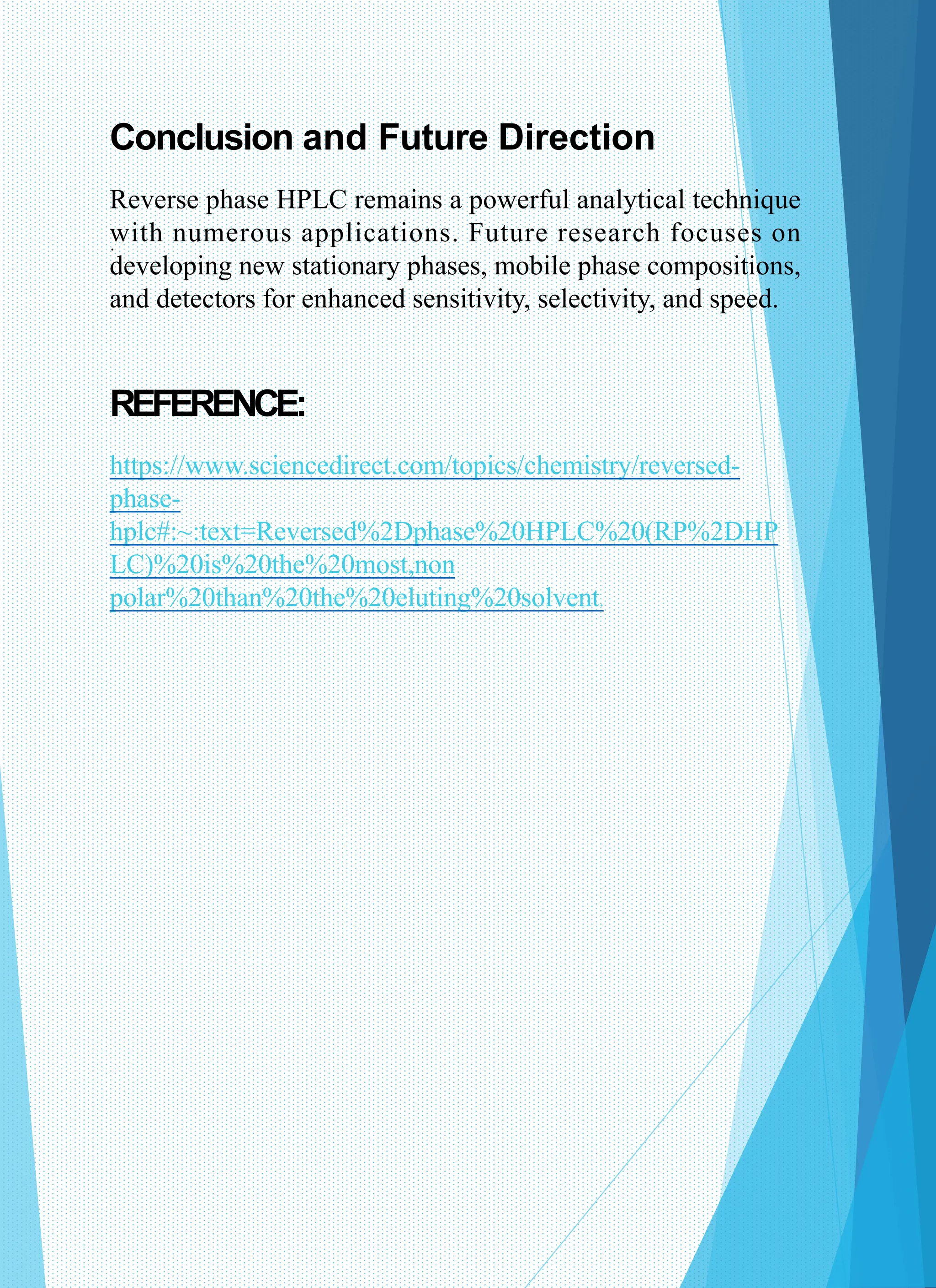 Reverse Phase High-Performance Liquid Chromatography | PDF | Chemistry ...