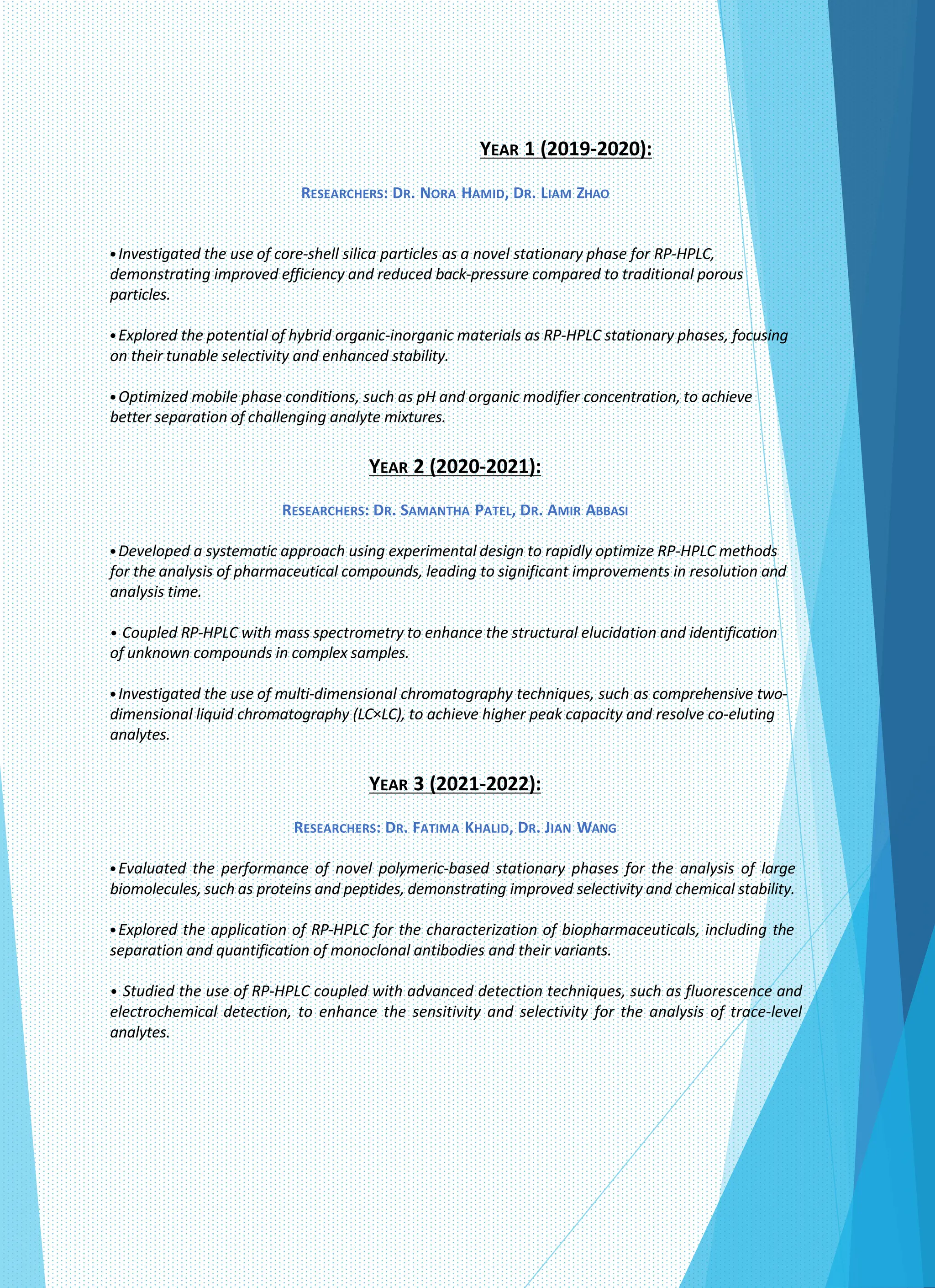 Reverse Phase High-Performance Liquid Chromatography | PDF | Chemistry ...