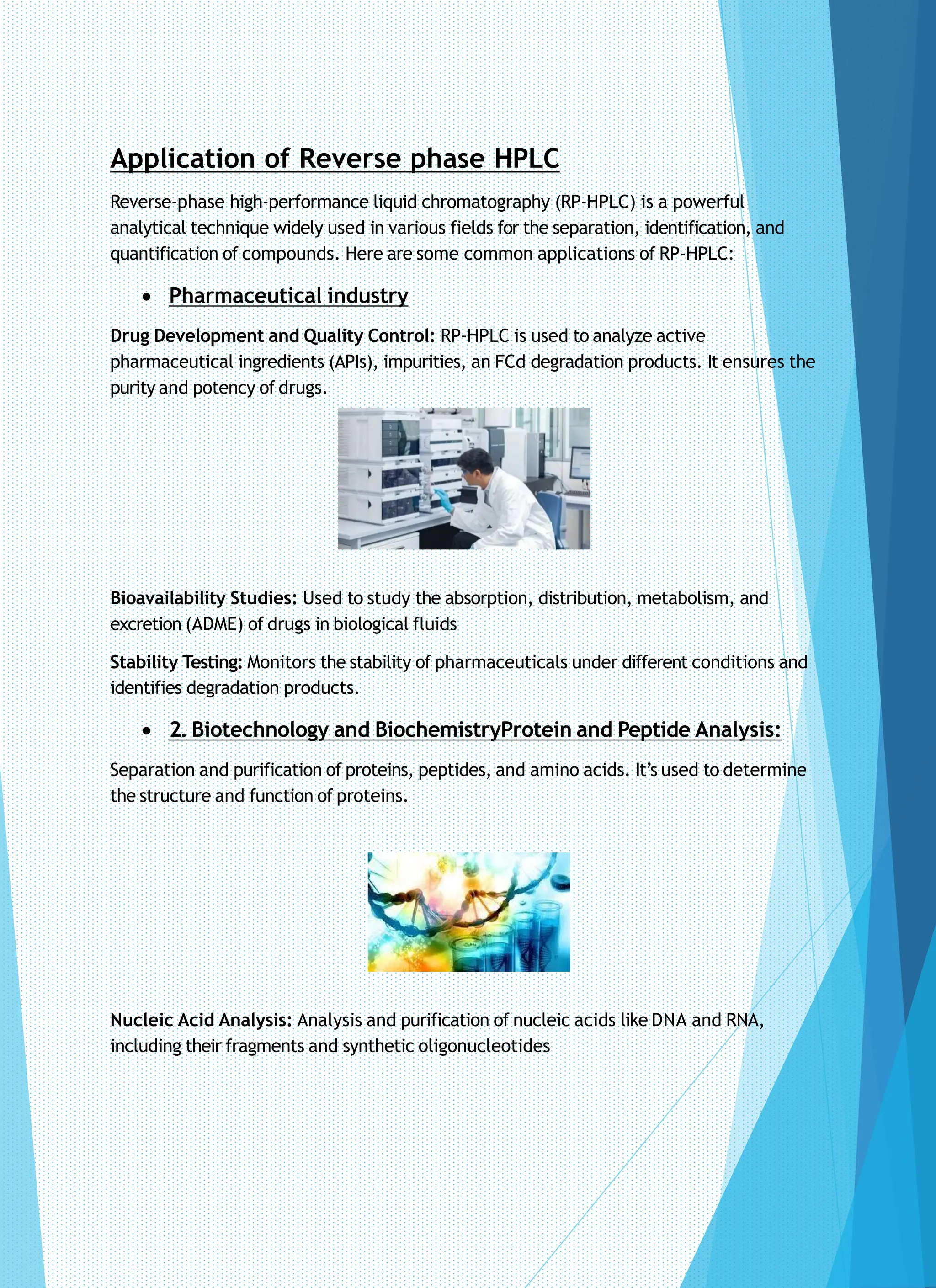 Reverse Phase High-Performance Liquid Chromatography | PDF | Chemistry | Science