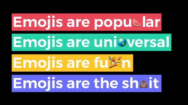 How do you speak emoji? Emojis und Designforschung | PPT