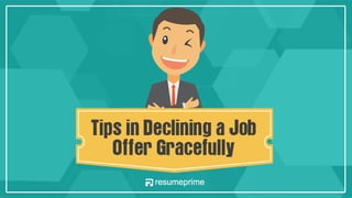 Seven Strong Reasons to Reject a Job Offer | PPT