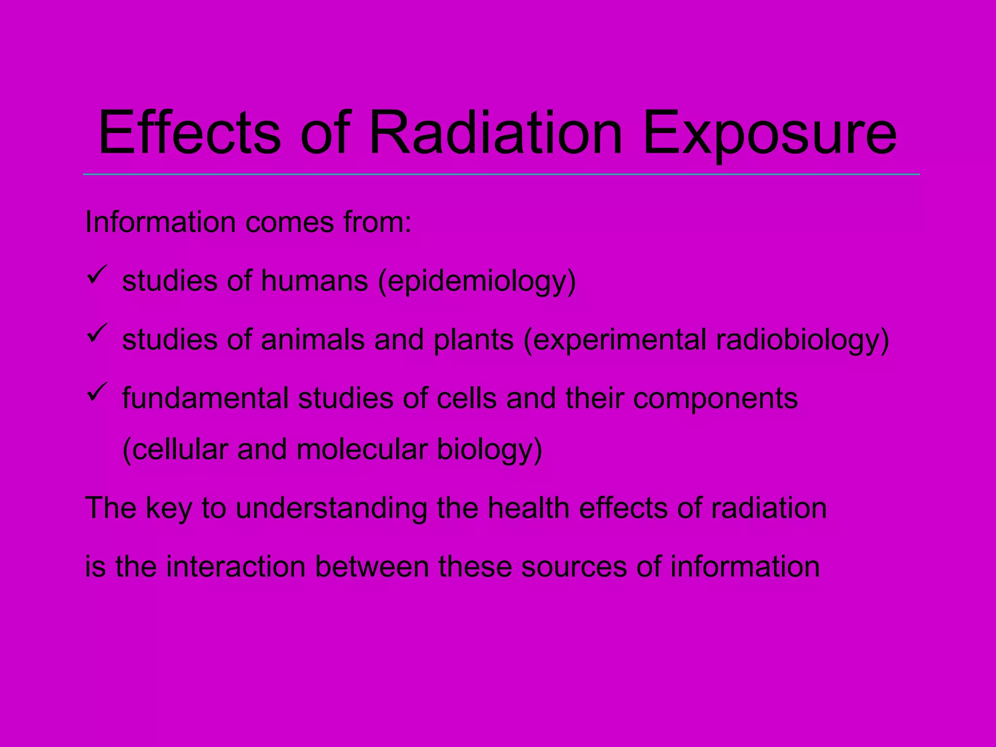 Rp003 biological effects of ionizing radiation 2 | PPT