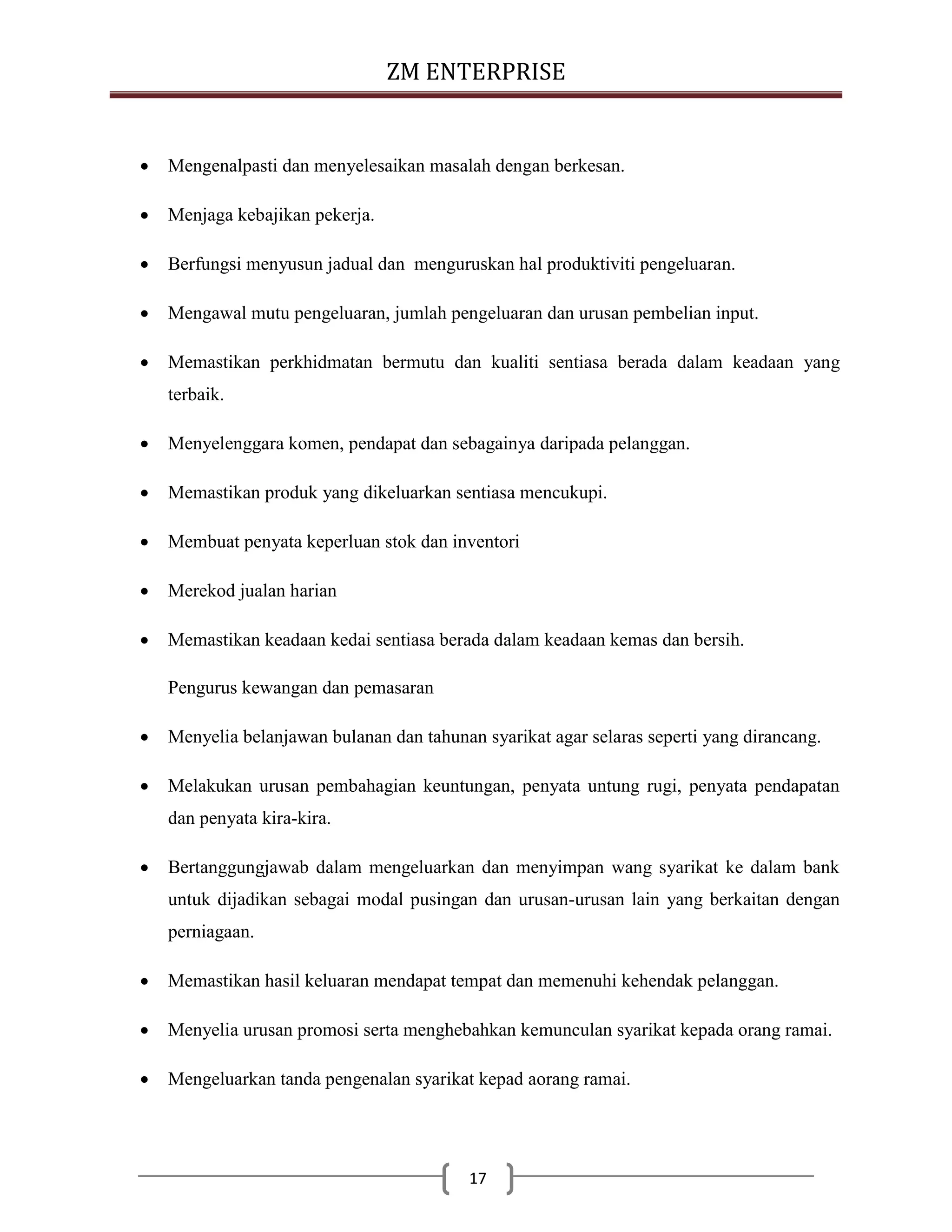 Rancangan Perniagaan | PDF