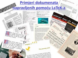 LaTeX - prvo predavanje | PPT