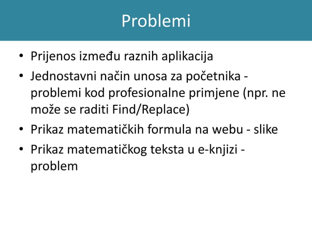 LaTeX - prvo predavanje | PPT