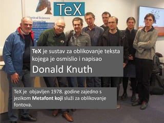 LaTeX - prvo predavanje | PPT