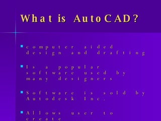 AutoCad Info | PPT