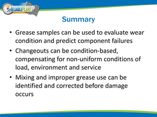 Rp2012 wurzbach robot-greaseanalysis_2012 | PPT