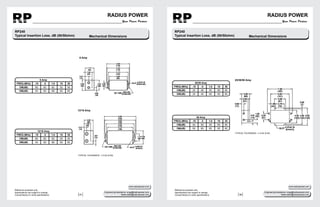 Single Phase EMI Filter - RP240 Series | PDF