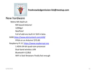 Tours of Raspberry Pi, Arduino, and IoT | PPTX | Operating Systems ...