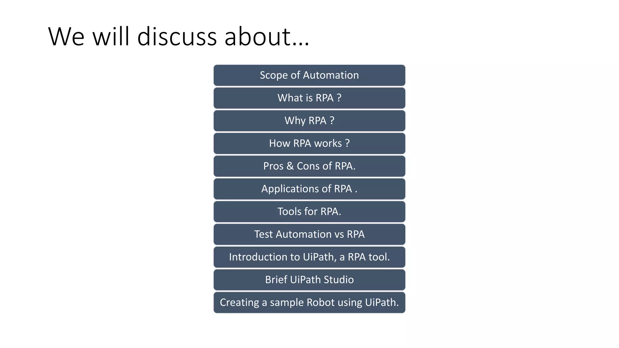 Robotic Process Automation Rpa Pptx Robotics Technology And Computing