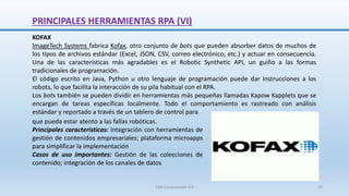 RPA AUTOMATIZACIÓN ROBÓTICA DE PROCESOS | PPTX