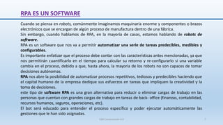 RPA AUTOMATIZACIÓN ROBÓTICA DE PROCESOS | PPTX
