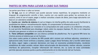 RPA AUTOMATIZACIÓN ROBÓTICA DE PROCESOS | PPTX