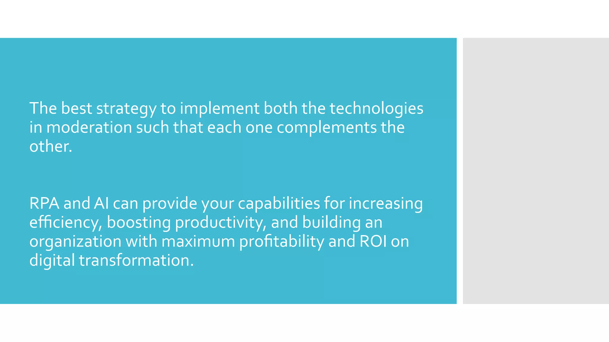 AI & RPA: What's the Difference | PPT