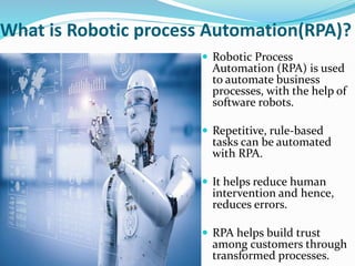 RPA helps Inbound Call Center services | PPT