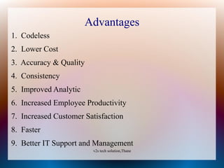 Basic of Robotics Process Automation | PPT