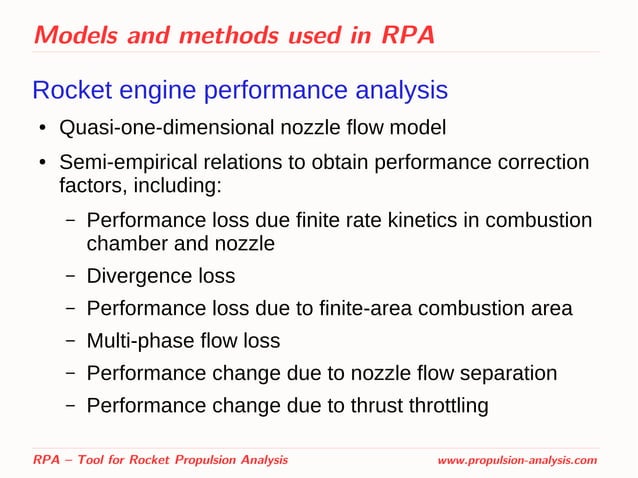 RPA - Tool for Rocket Propulsion Analysis | PDF | Chemistry | Science