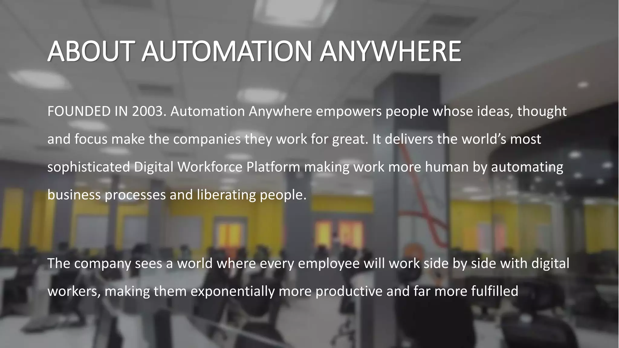 Robotic Process Automation Ppt
