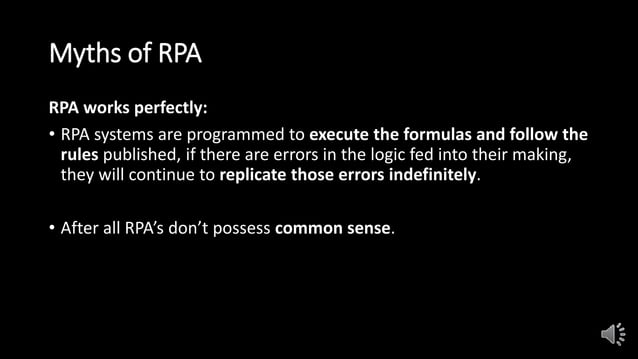 Robotic Process Automation Ppsx Robotics Technology And Computing