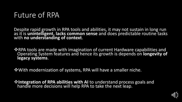 Robotic Process Automation Ppsx Robotics Technology And Computing