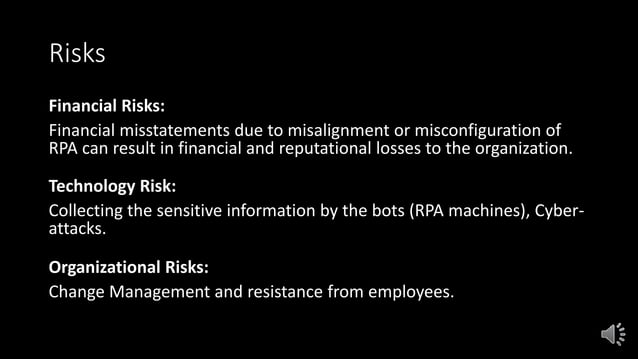 Robotic Process Automation Ppsx Robotics Technology And Computing