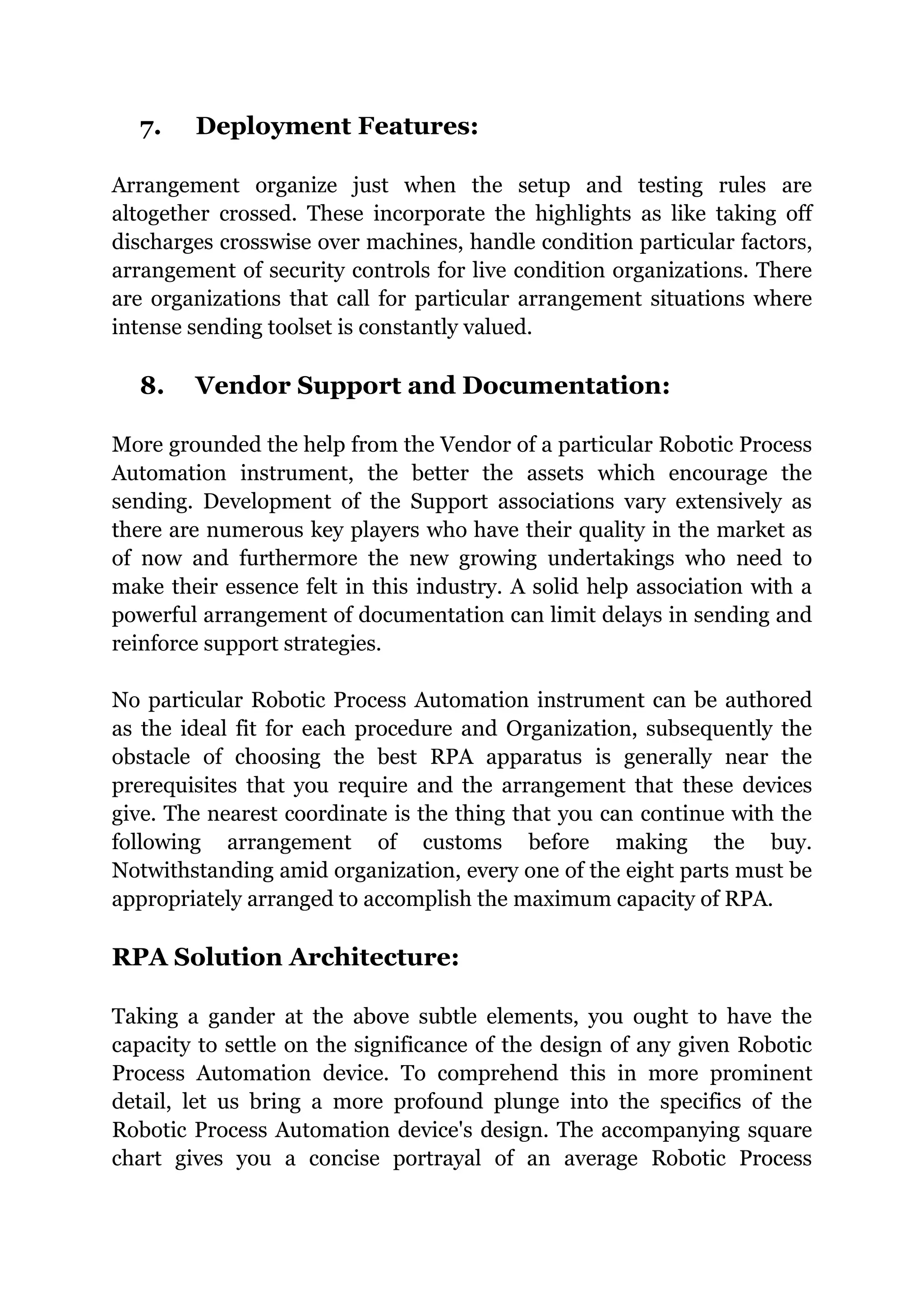 RPA Architecture | PDF