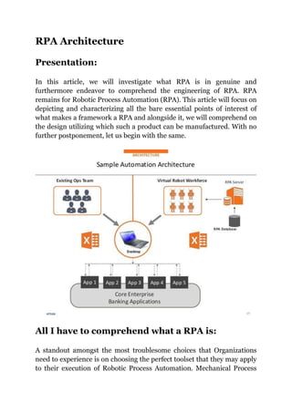 RPA Architecture | PDF
