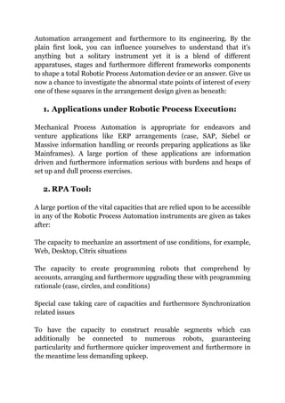 RPA Architecture | PDF