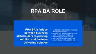 RPA BA | PPTX