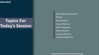 RPA Blue Prism Tutorial For Beginners | Introduction To Blue Prism ...