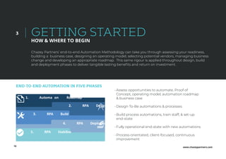Robotic Process Automation End-to-End Implementation Roadmap | PDF